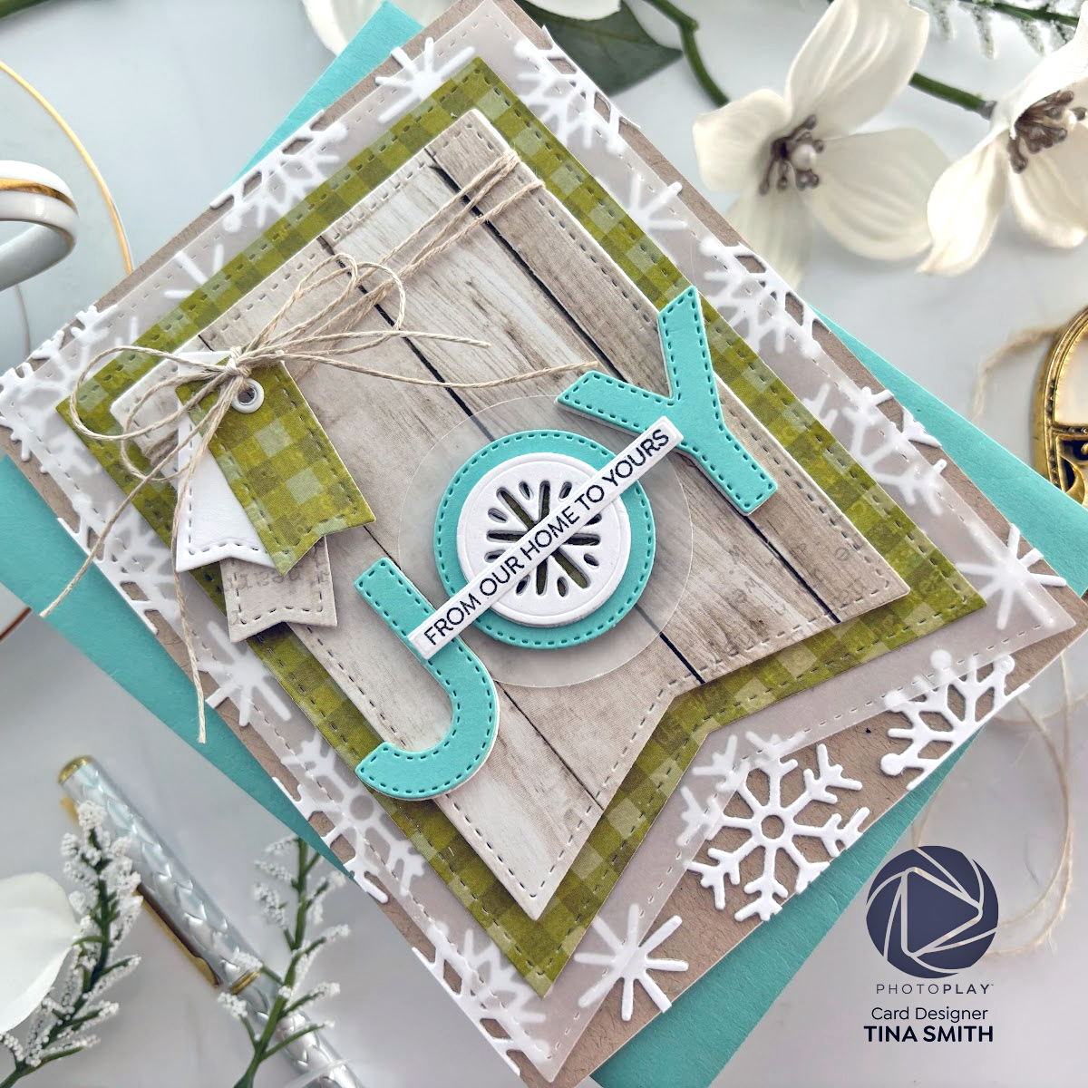 Photoplay Paper – Noel, Joy, Ho Ho Ho | Cards and Coffee Time