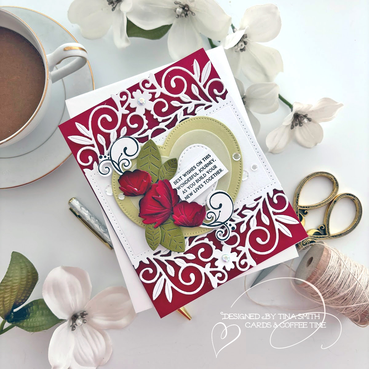 Papertrey Ink – Extravagant Floral Frames | Cards and Coffee Time