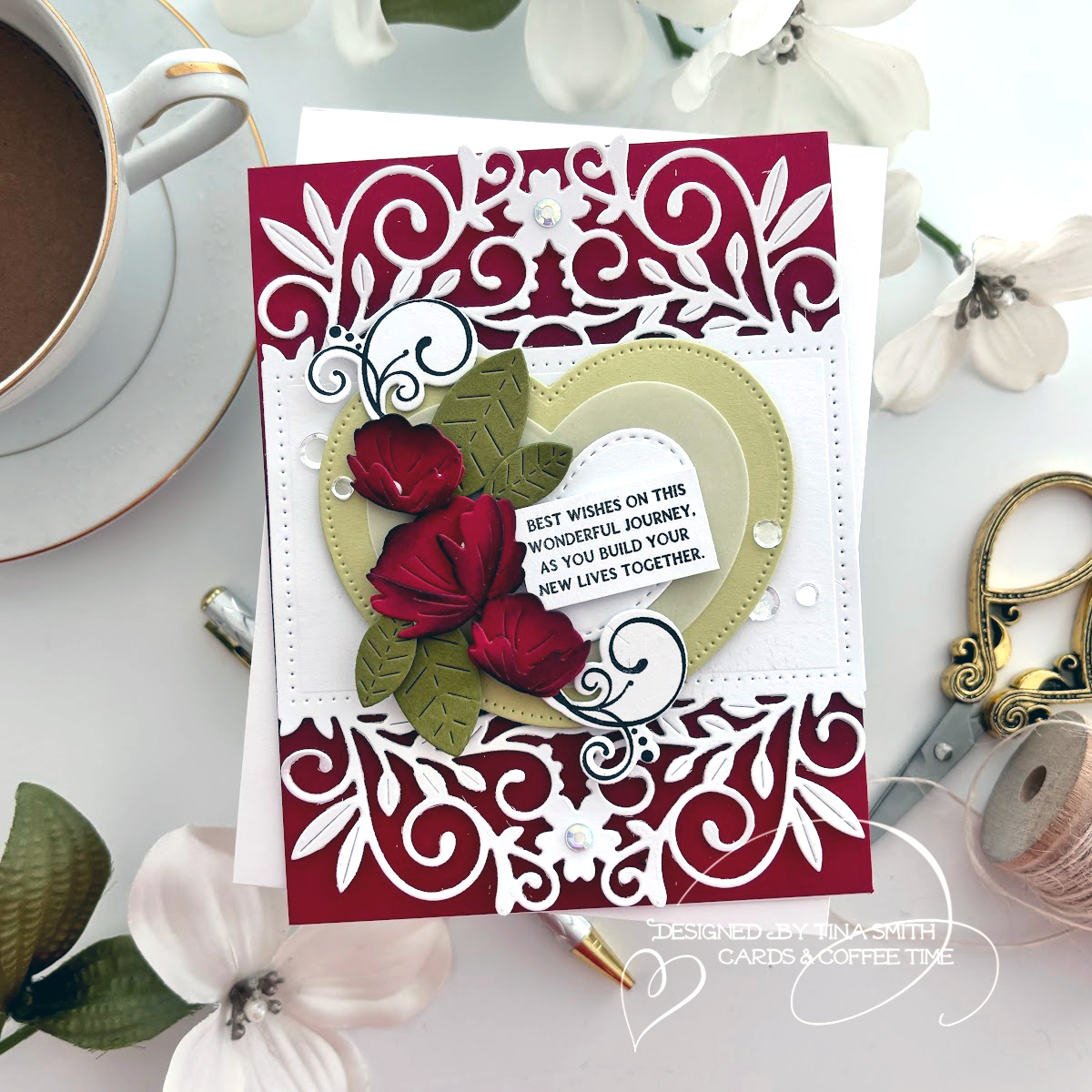 Papertrey Ink – Extravagant Floral Frames | Cards and Coffee Time