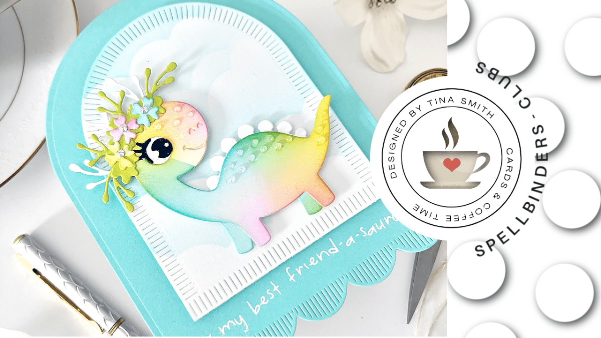Try It Out Tuesday | Birthday Dinosaur | Cards and Coffee Time