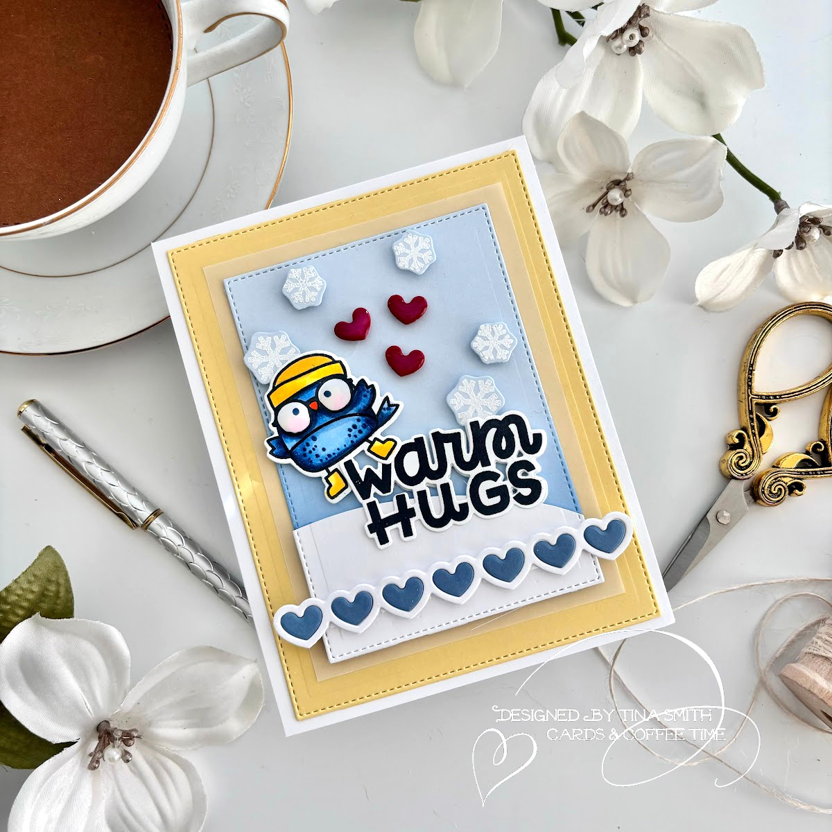Try It Out Tuesday – Paper Smooches Winter Wishes | Cards and Coffee Time