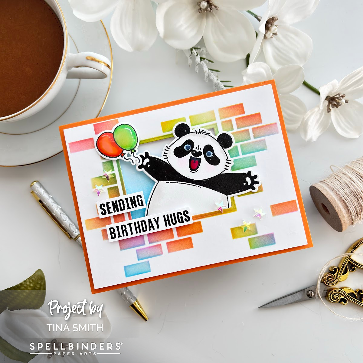 Try It Out Tuesday | Simon Hurley Big Hugs | Cards and Coffee Time