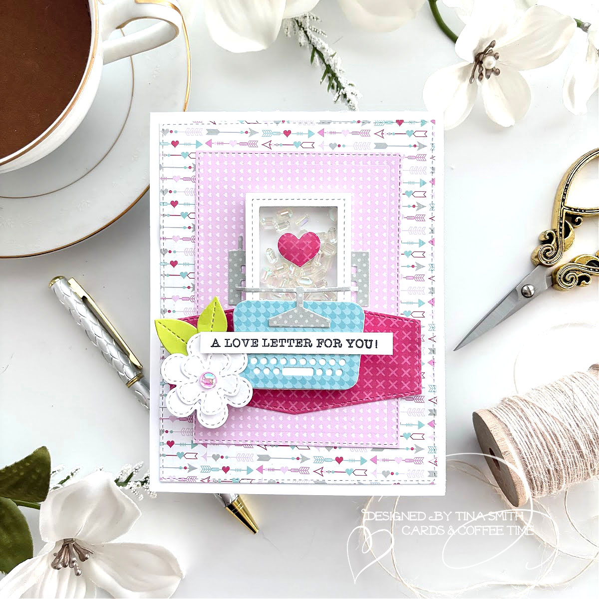 Queen & Co. Project – Love Letter Kit | Cards and Coffee Time
