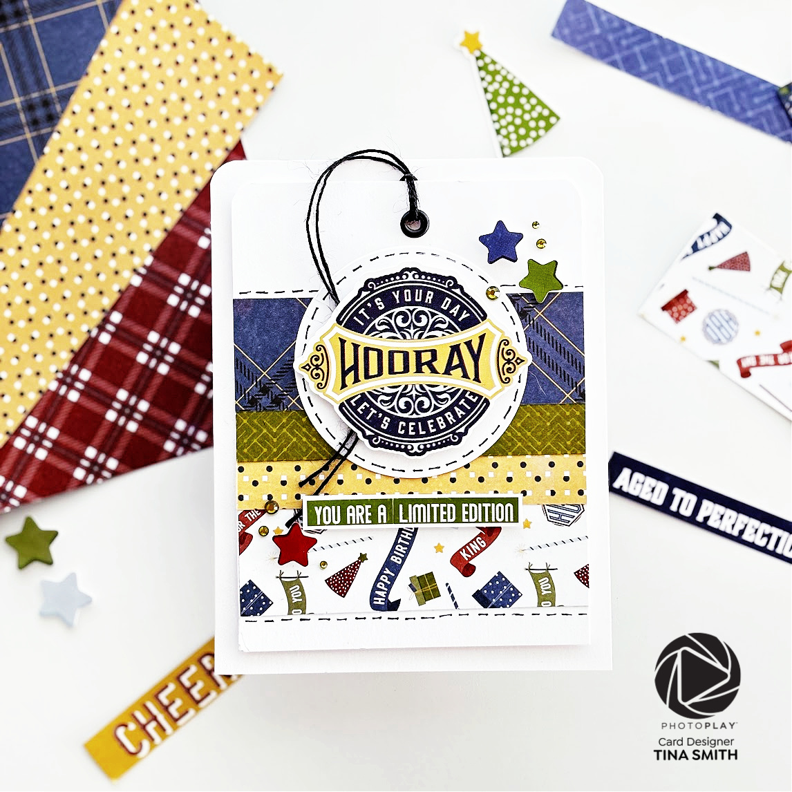 Photoplay Paper – Birthday Bash Card Kit – Bonus Cards with Leftovers ...