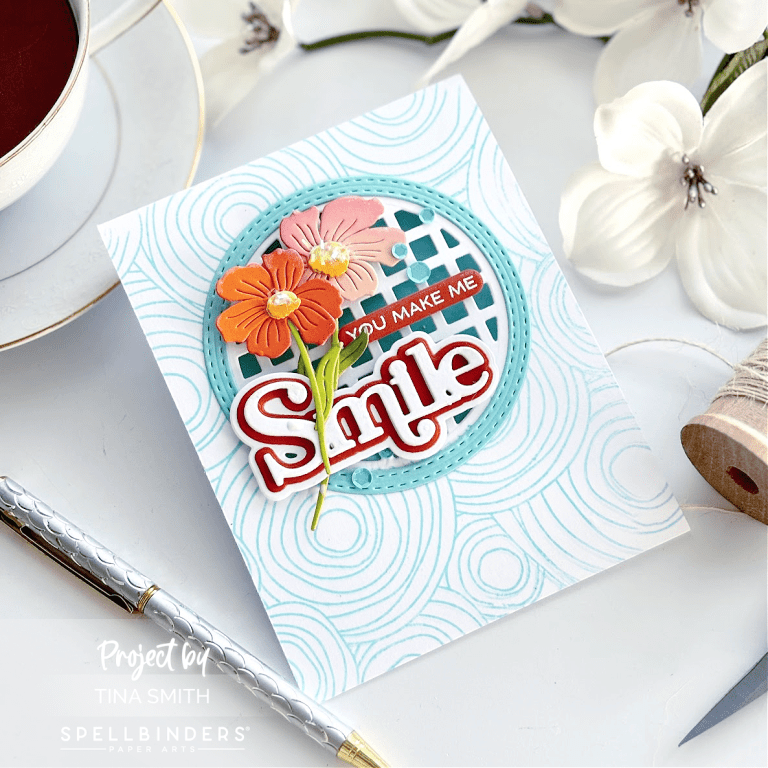 Spellbinders | Spotlight Frames & Florals | Cards and Coffee Time