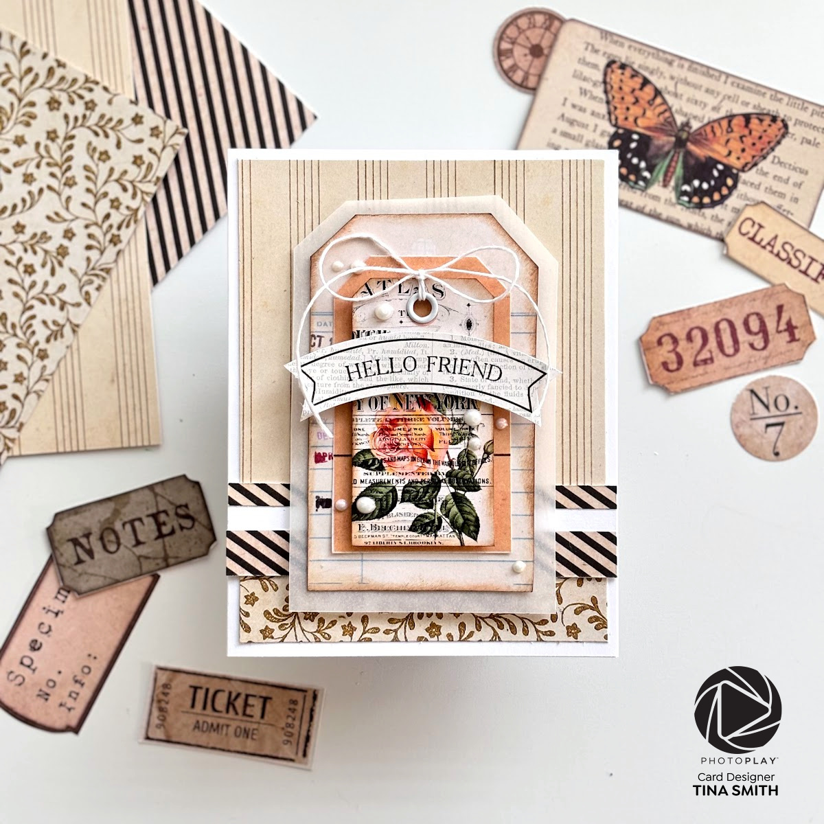 Photoplay Paper – Everyday Junque Collection | Cards and Coffee Time