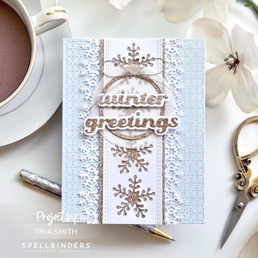 Spellbinders | Home for the Holidays Collection #2 | Cards and Coffee Time