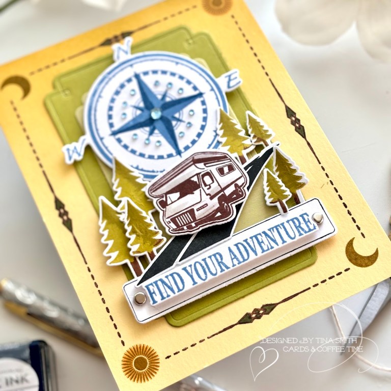 Papertrey Ink – Adventure Away Cardmaking Inspiration and Tutorial | Cards and Coffee Time
