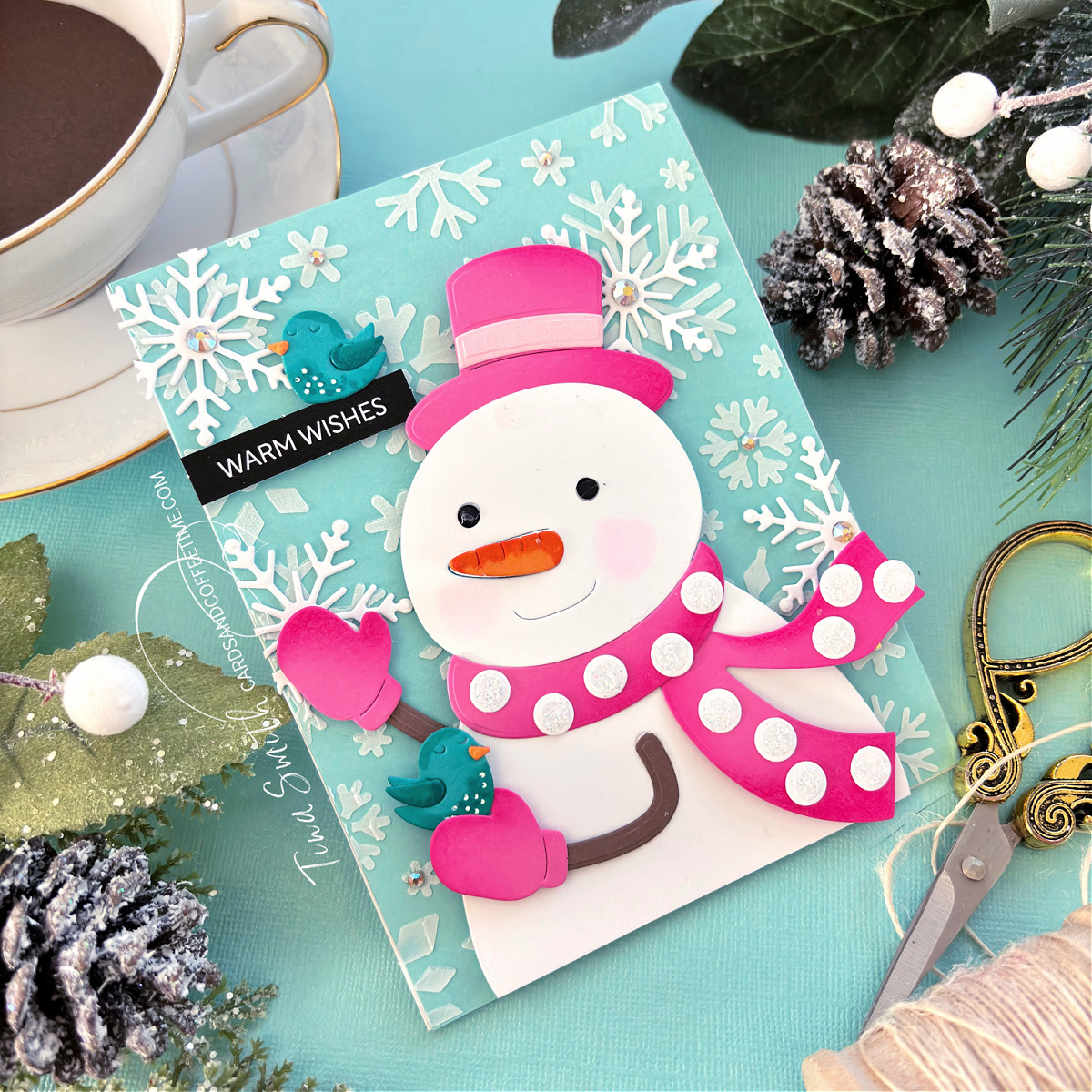 Waffle Flower Snowman & Friends Inspiration and Tutorial | Cards and ...