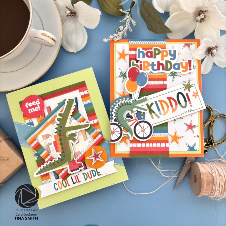 Photoplay Paper Lator Gator Collection Inspiration and Tutorial | Cards ...