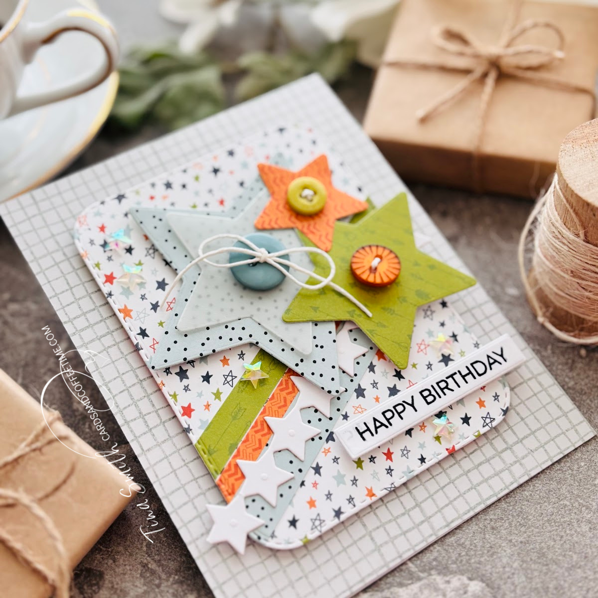 Cardmaking in 5 Easy Steps – #001 | Cards and Coffee Time