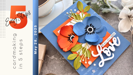 Cardmaking in 5 Easy Steps – April 28, 2025 | Cards and Coffee Time