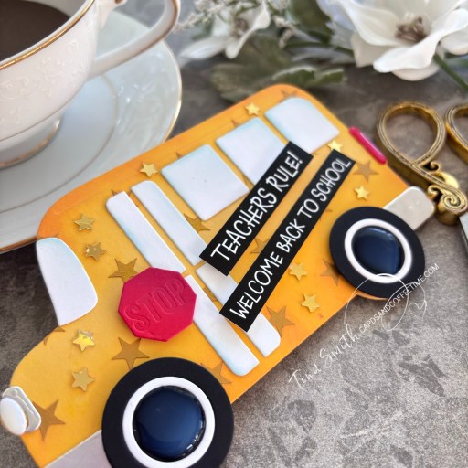 Easy Back to School Bus Card Tutorial | Cards and Coffee Time