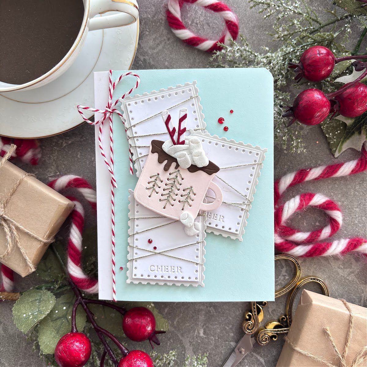 Spellbinders | 12 days of Stitchmas 2025 – Day 5 | Cards and Coffee Time