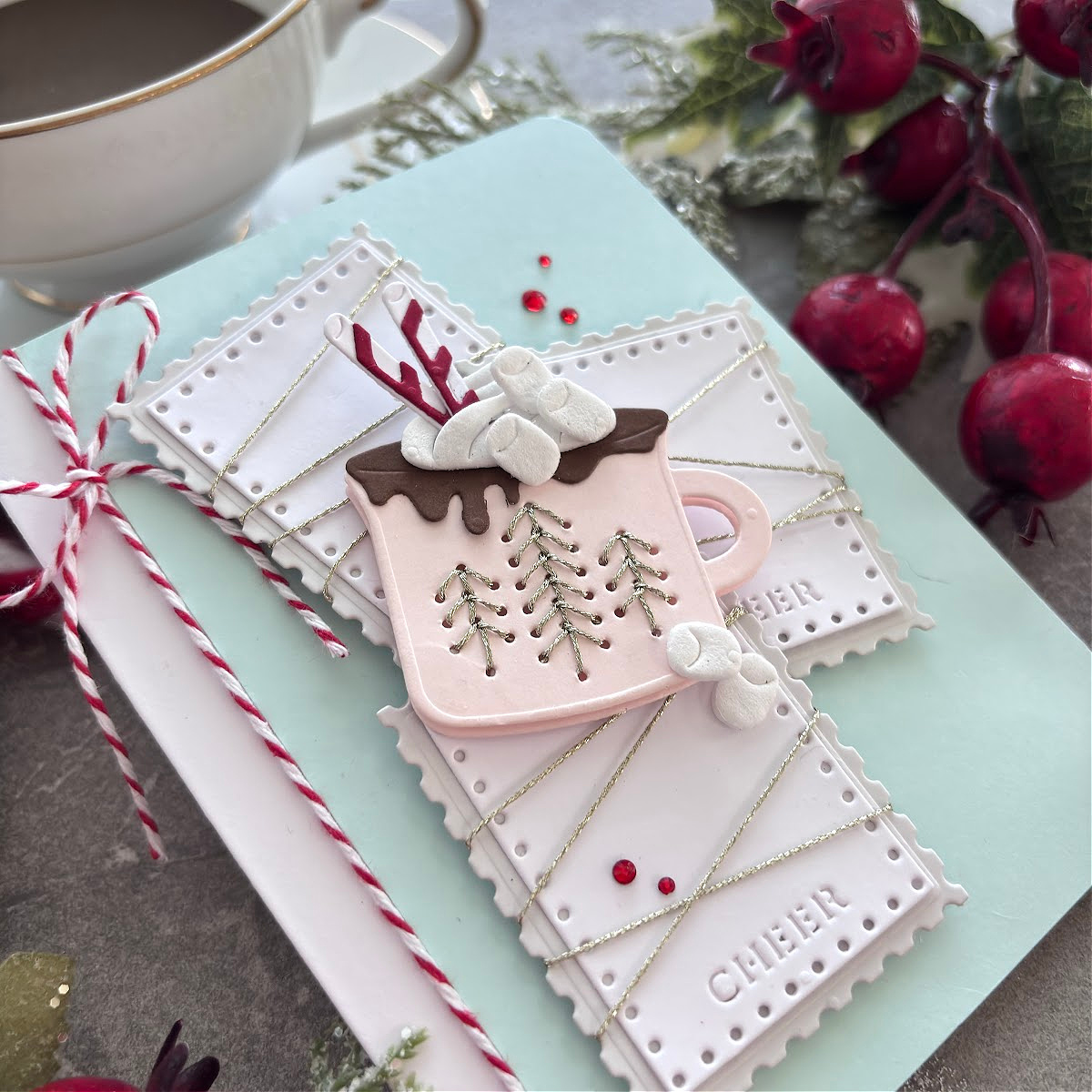 Spellbinders | 12 days of Stitchmas 2025 – Day 5 | Cards and Coffee Time