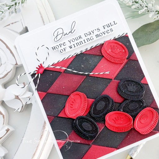 Game On, Dad – Spellbinders Checkmate Collection | Cards and Coffee Time